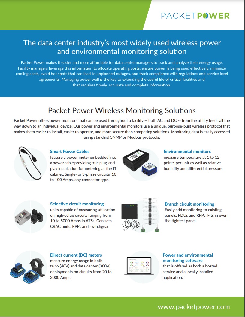 Product Brochures Library | Packet Power
